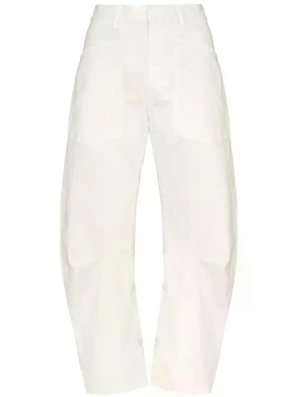 NILI LOTAN Shon Balloon-leg Trousers - White