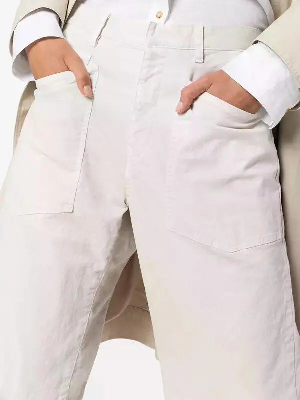 NILI LOTAN Shon Balloon-leg Trousers - White