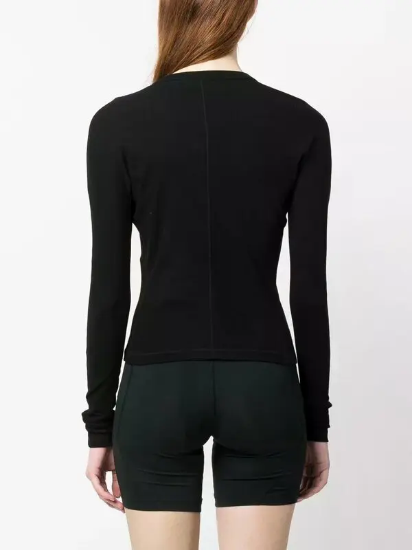 Y3 Logo Print Long Sleeve Top