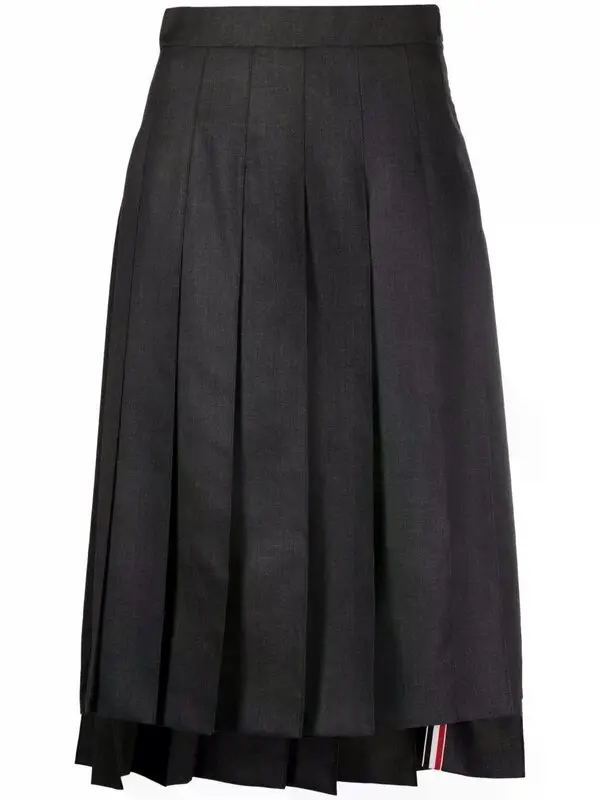 Thom Browne Super 120's Twill Pleated Skirt