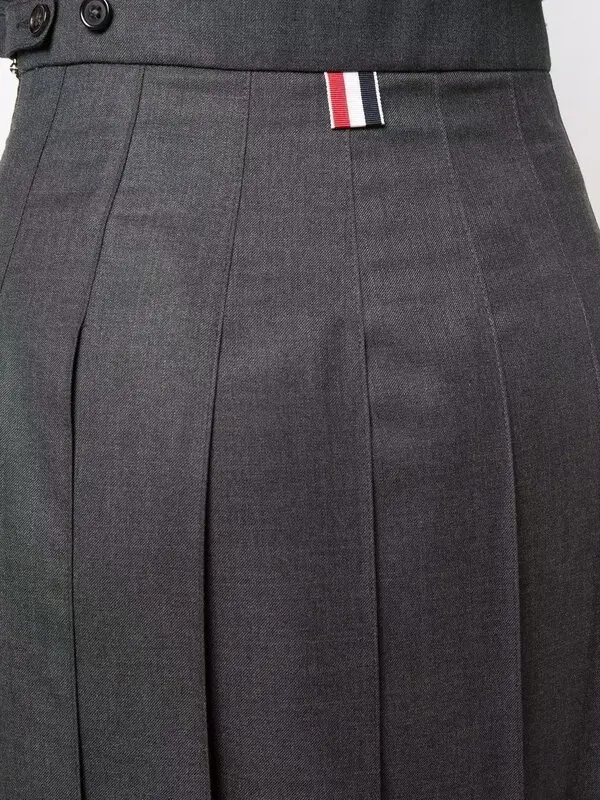 Thom Browne Super 120's Twill Pleated Skirt