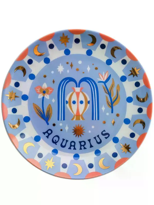 BITOSSI HOME Aquarius Plate - Blue
