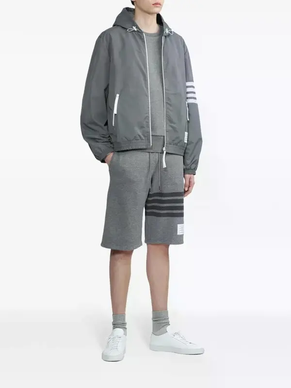 Thom Browne Cotton Sweatshirt With 4-bar Stripe