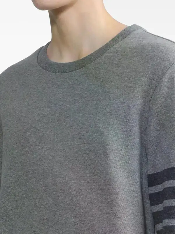 Thom Browne Cotton Sweatshirt With 4-bar Stripe