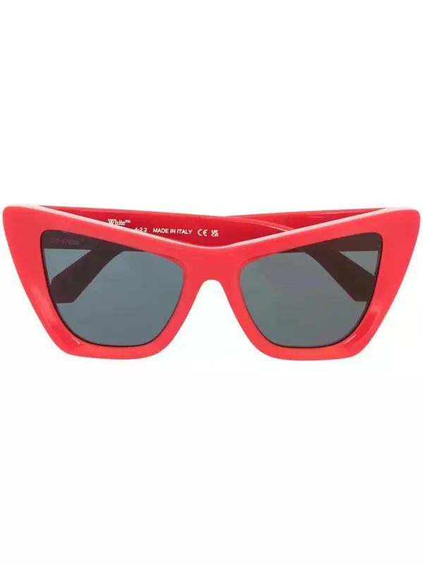 Off-White Arrows Cat-eye Sunglasses - Red