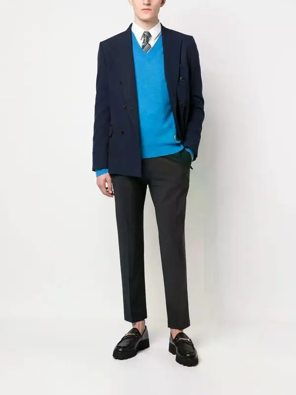 Dolce & Gabbana Logo-embroidered Tailored Trousers