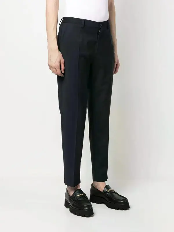 Dolce & Gabbana Logo-embroidered Tailored Trousers
