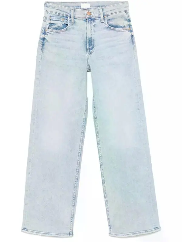 MOTHER The Spinner Zip Sneak Jeans