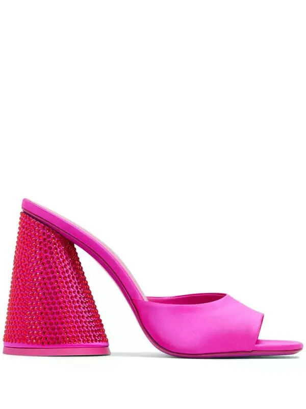 Attico Luz Rhinestone-embellished Sandals