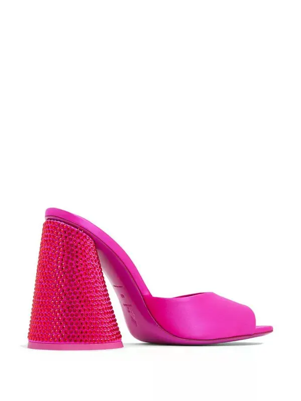 Attico Luz Rhinestone-embellished Sandals