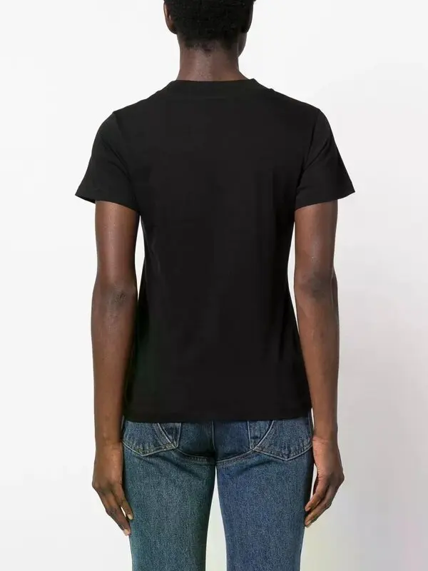 Stella McCartney Dandelion Logo-print T-shirt - Black