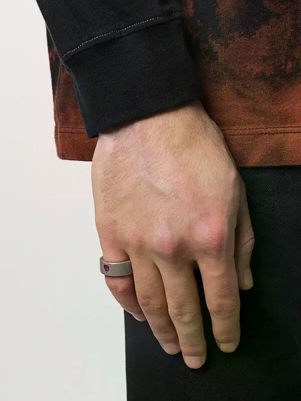 PARTS OF FOUR Sistema Embellished Ring - Silver
