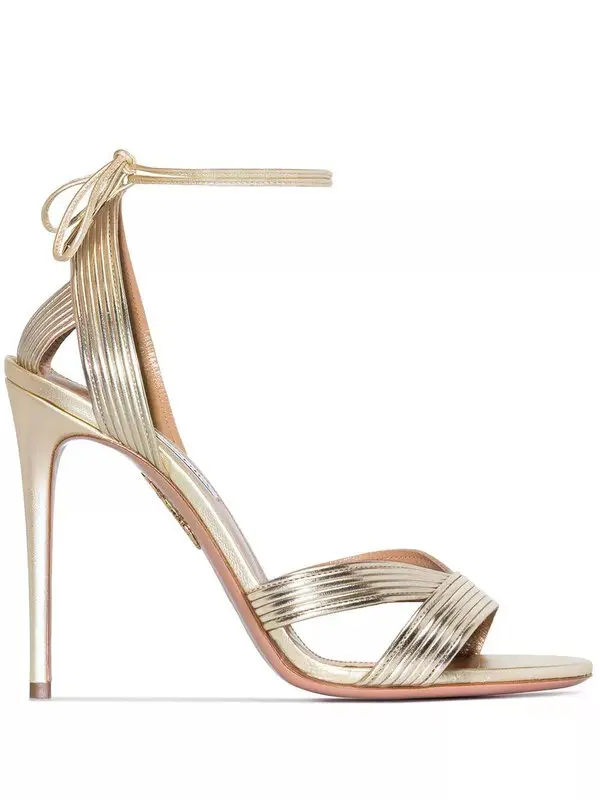 AQUAZZURA Ari 105 Leather Sandals