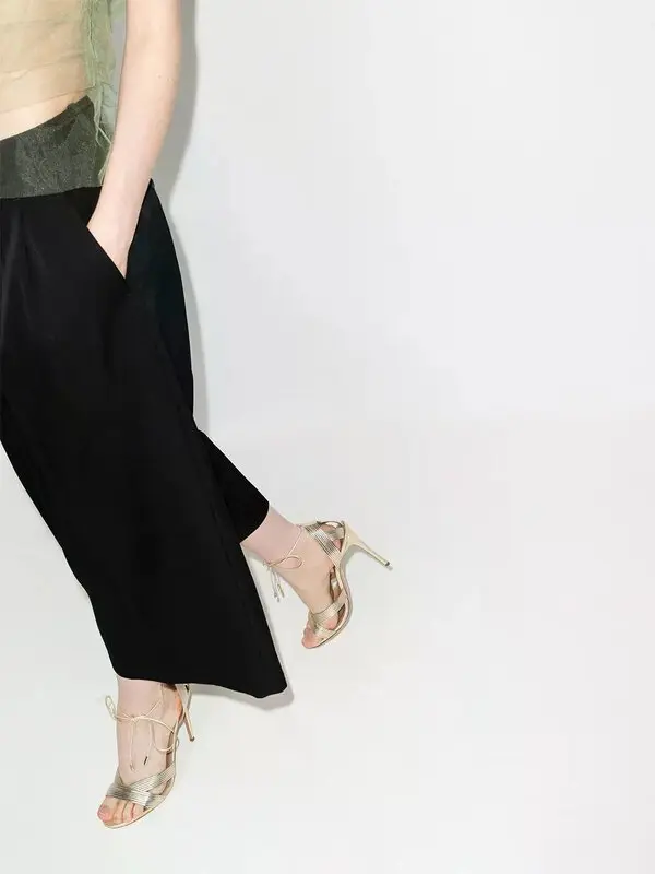 AQUAZZURA Ari 105 Leather Sandals