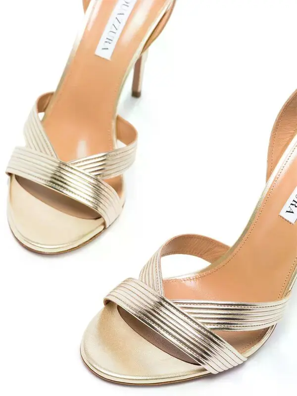 AQUAZZURA Ari 105 Leather Sandals