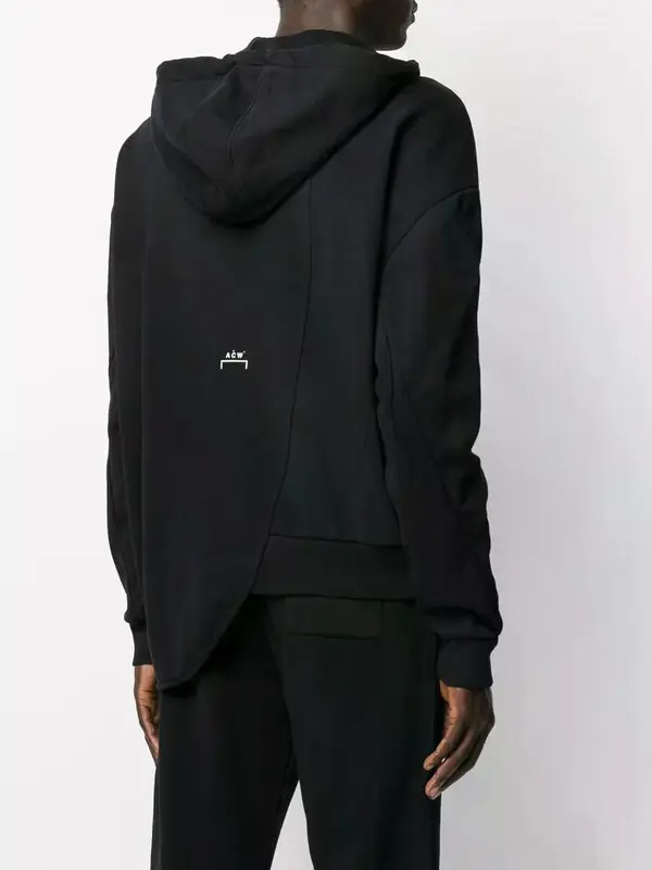 A-COLD-WALL* Asymmetric Logo Printed Hoodie