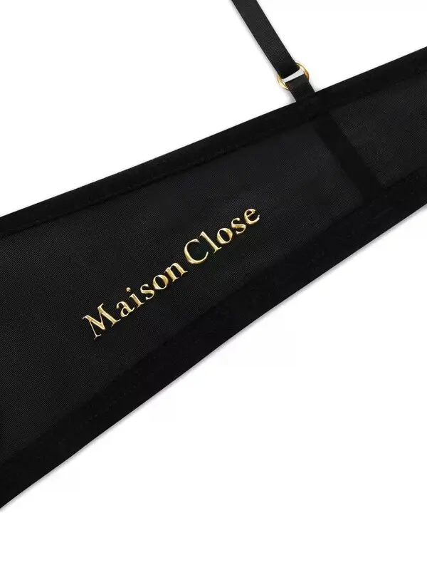 MAISON CLOSE Double Sens Bra - Black