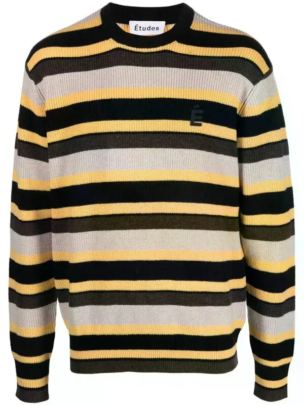 Études Studio Boris Striped Knitted Jumper