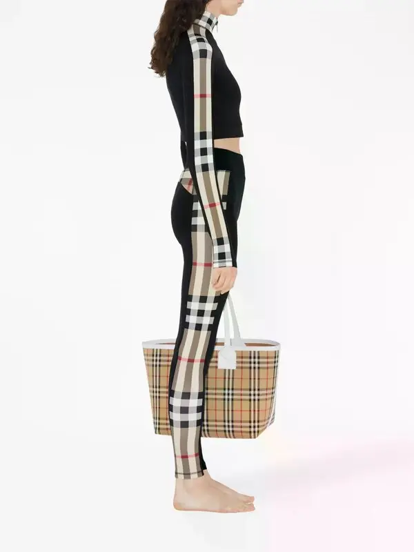 Burberry Vintage Check-panel Cropped Top