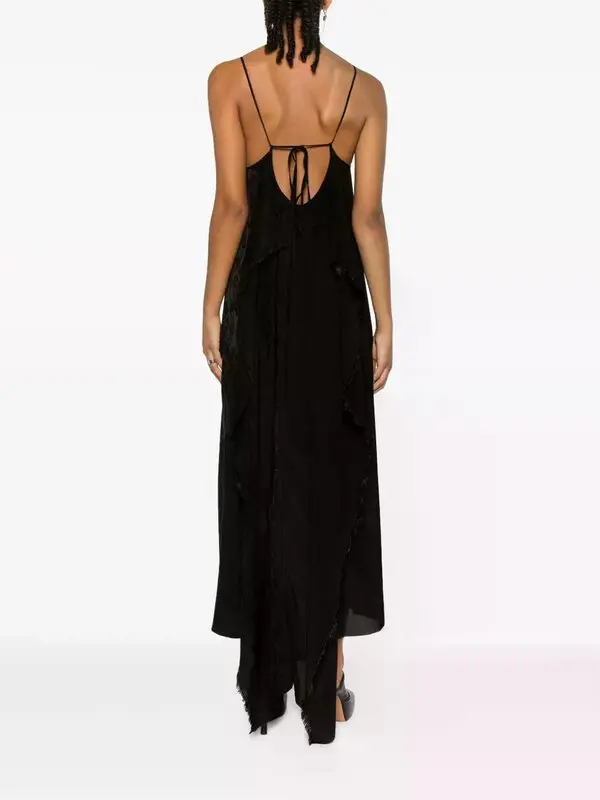 UMA WANG Adore Frayed-hem Dress