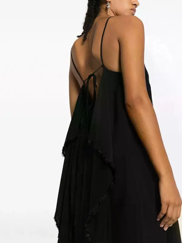 UMA WANG Adore Frayed-hem Dress