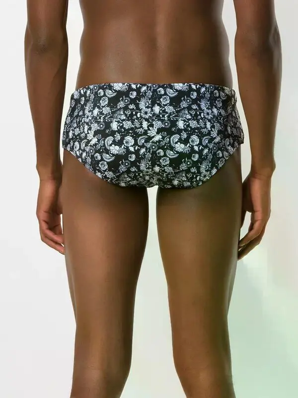 AMIR SLAMA Margarida Print Trunks