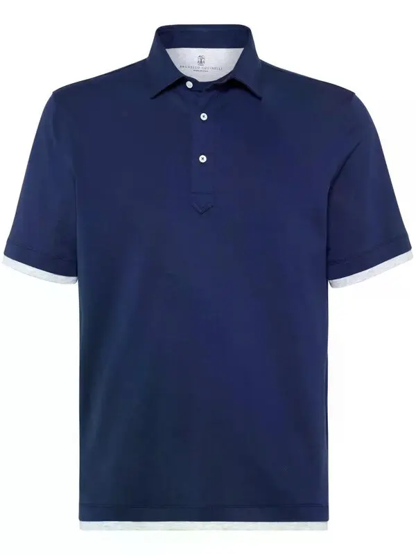Brunello Cucinelli Polo-collar Cotton Polo Shirt