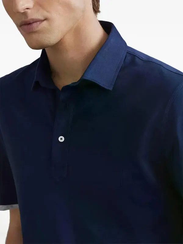 Brunello Cucinelli Polo-collar Cotton Polo Shirt