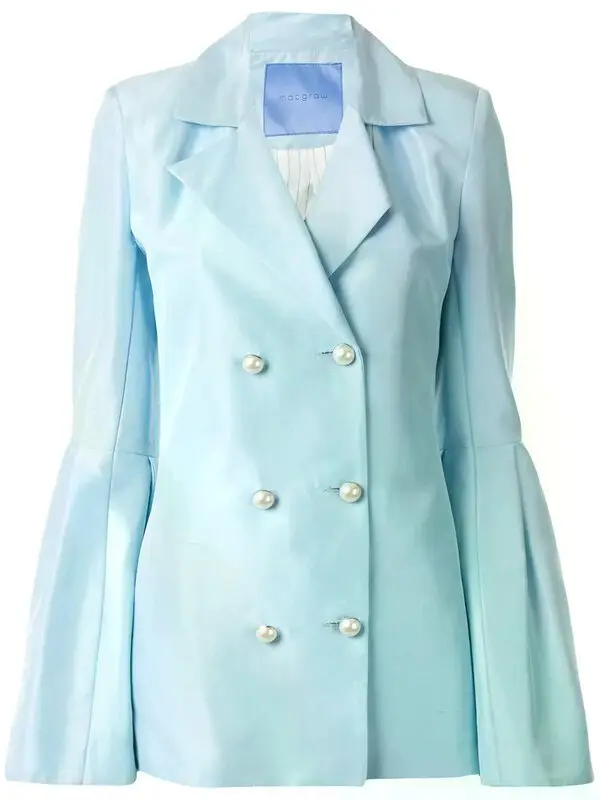 MACGRAW Silk Wing Blazer - Blue
