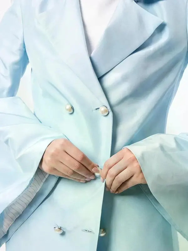 MACGRAW Silk Wing Blazer - Blue