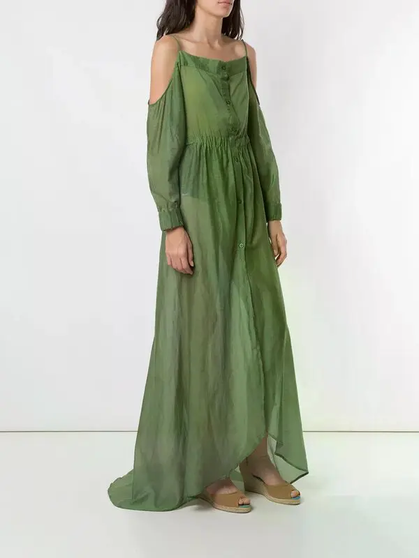 AMIR SLAMA Silk Maxi Dress