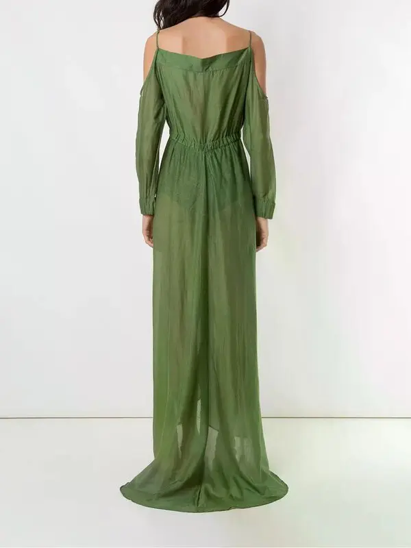 AMIR SLAMA Silk Maxi Dress