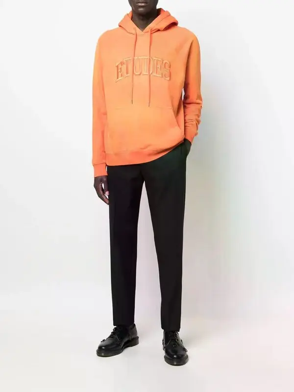 Études Studio Racing Logo-embroidered Hoodie