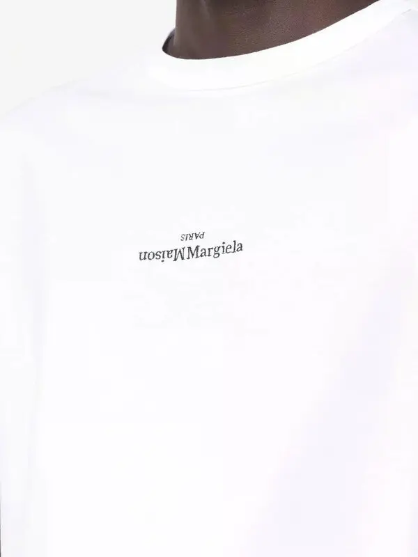 MAISON MARGIELA Logo-print T-shirt - White