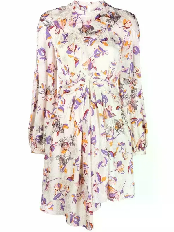 Zadig&Voltaire Rivage Floral-print Dress - Neutrals
