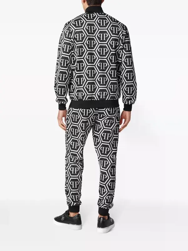 Philipp Plein Monogram-print Track Jacket