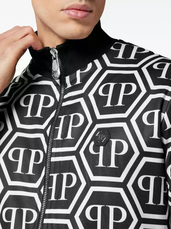 Philipp Plein Monogram-print Track Jacket