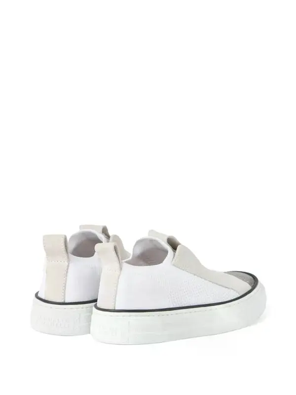 Brunello Cucinelli Monili Embellished Slip-on Sneakers