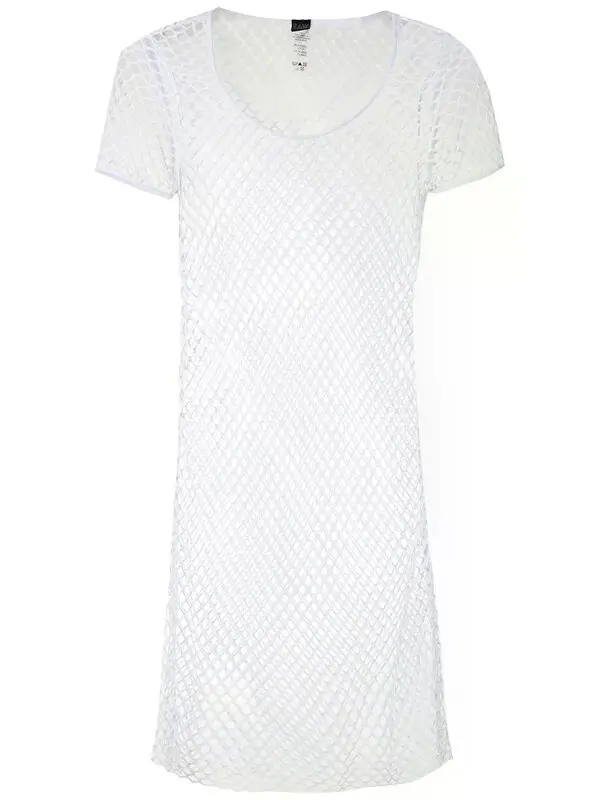 AMIR SLAMA Short Beach Dress - White