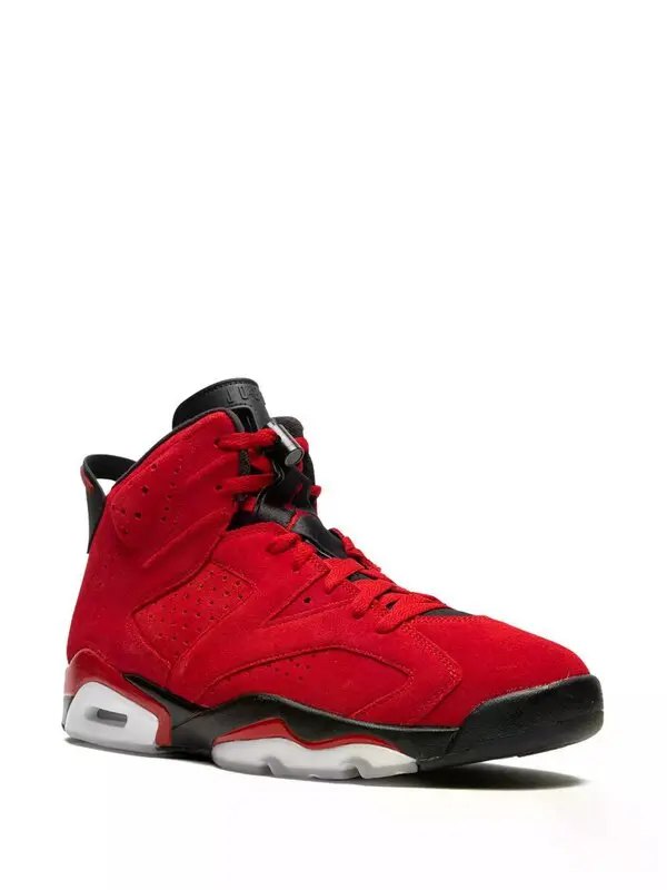 JORDAN Air 6 Retro Toro Bravo Sneakers - Red