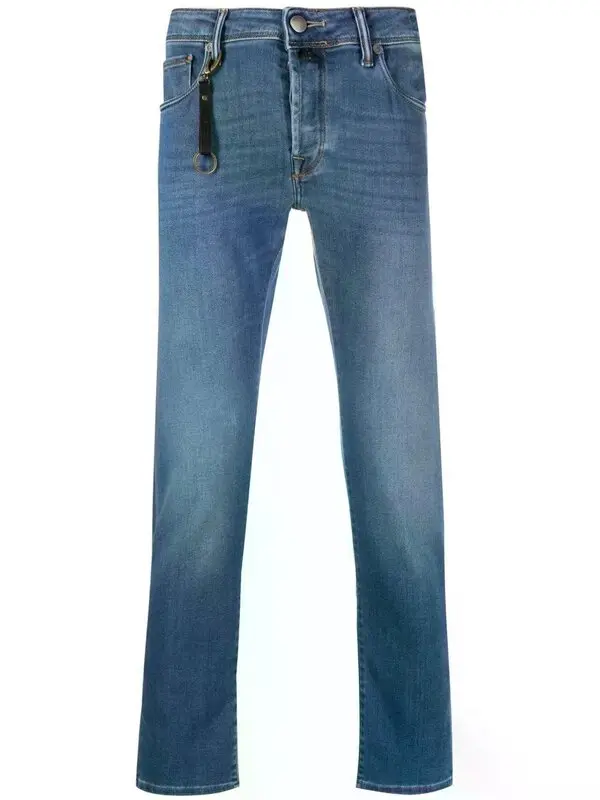 Incotex Slim-cut Jeans With Logo Patch