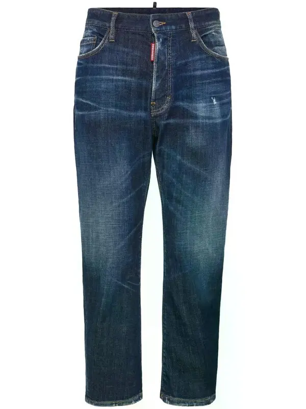 Dsquared2 Mid-rise Straight-leg Jeans