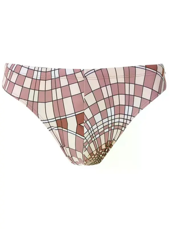 AMIR SLAMA Cocar Print Trunks - Neutrals