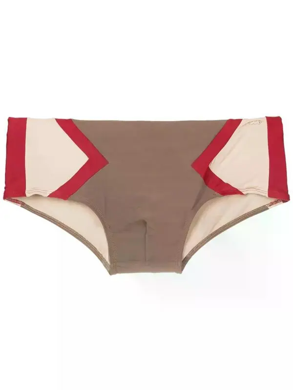 AMIR SLAMA Colour-block Swimming Trunks - Multicolour