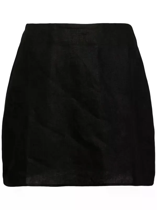 REFORMATION Veranda High-waisted Linen Miniskirt