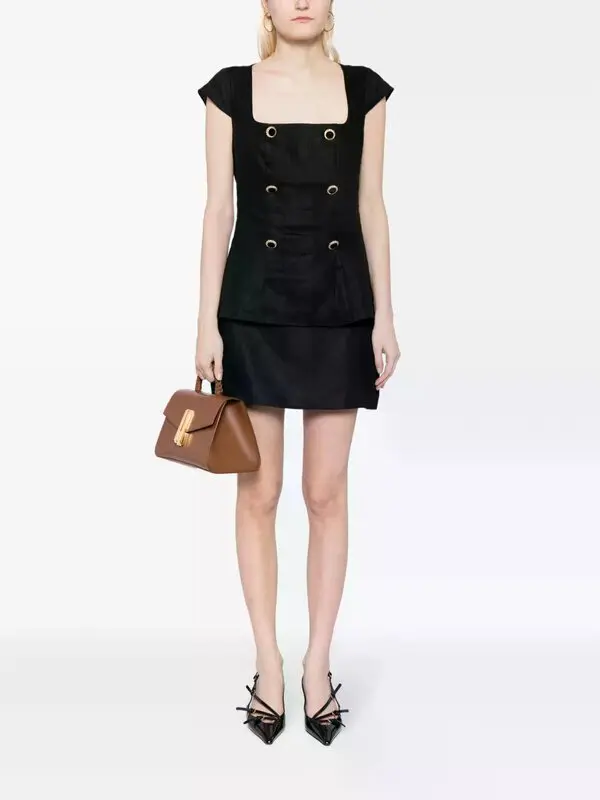 REFORMATION Veranda High-waisted Linen Miniskirt