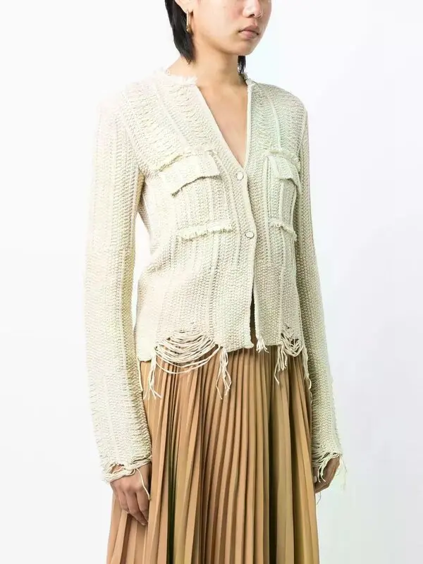 JNBY Cropped Button-up Cardigan - Neutrals