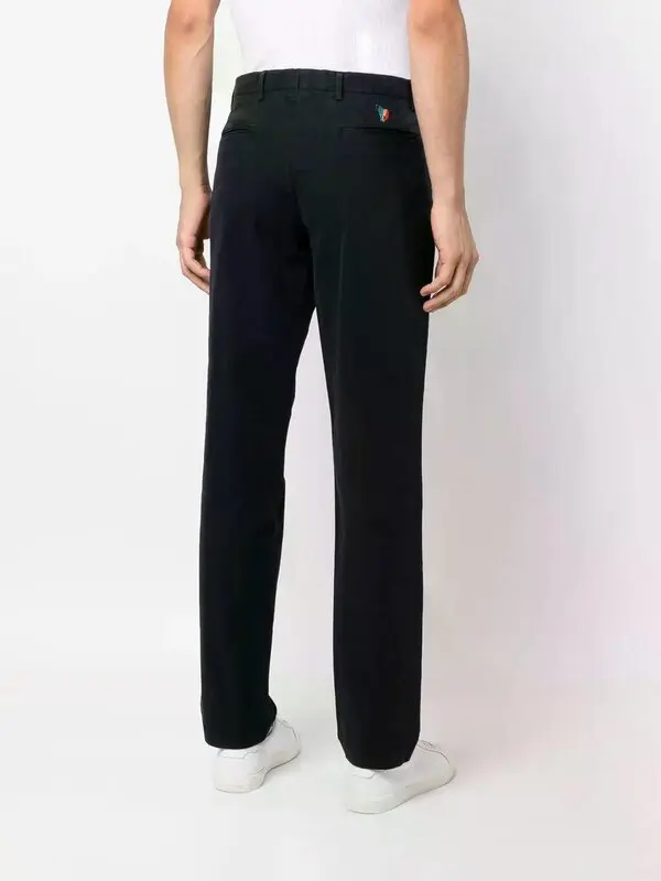 Paul Smith Organic Cotton Chinos Trousers - Blue