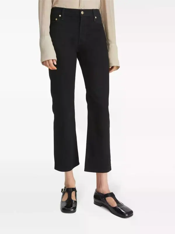 Tory Burch Cropped Flare Jeans