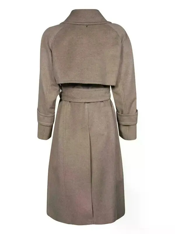 DONDUP Double-breasted Coat With Belt
